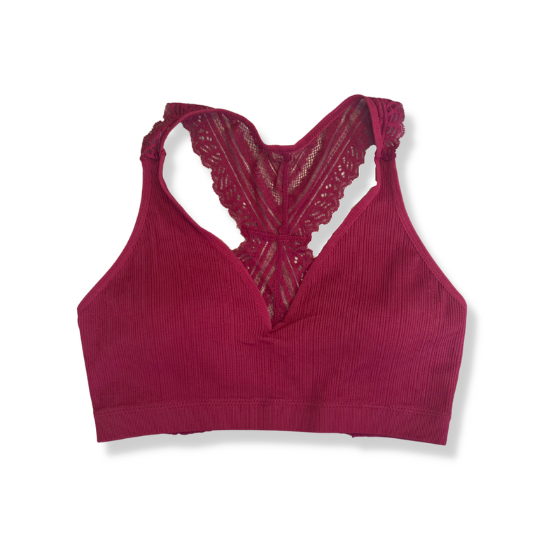Lace Racerback Bra - Slightly Buddha